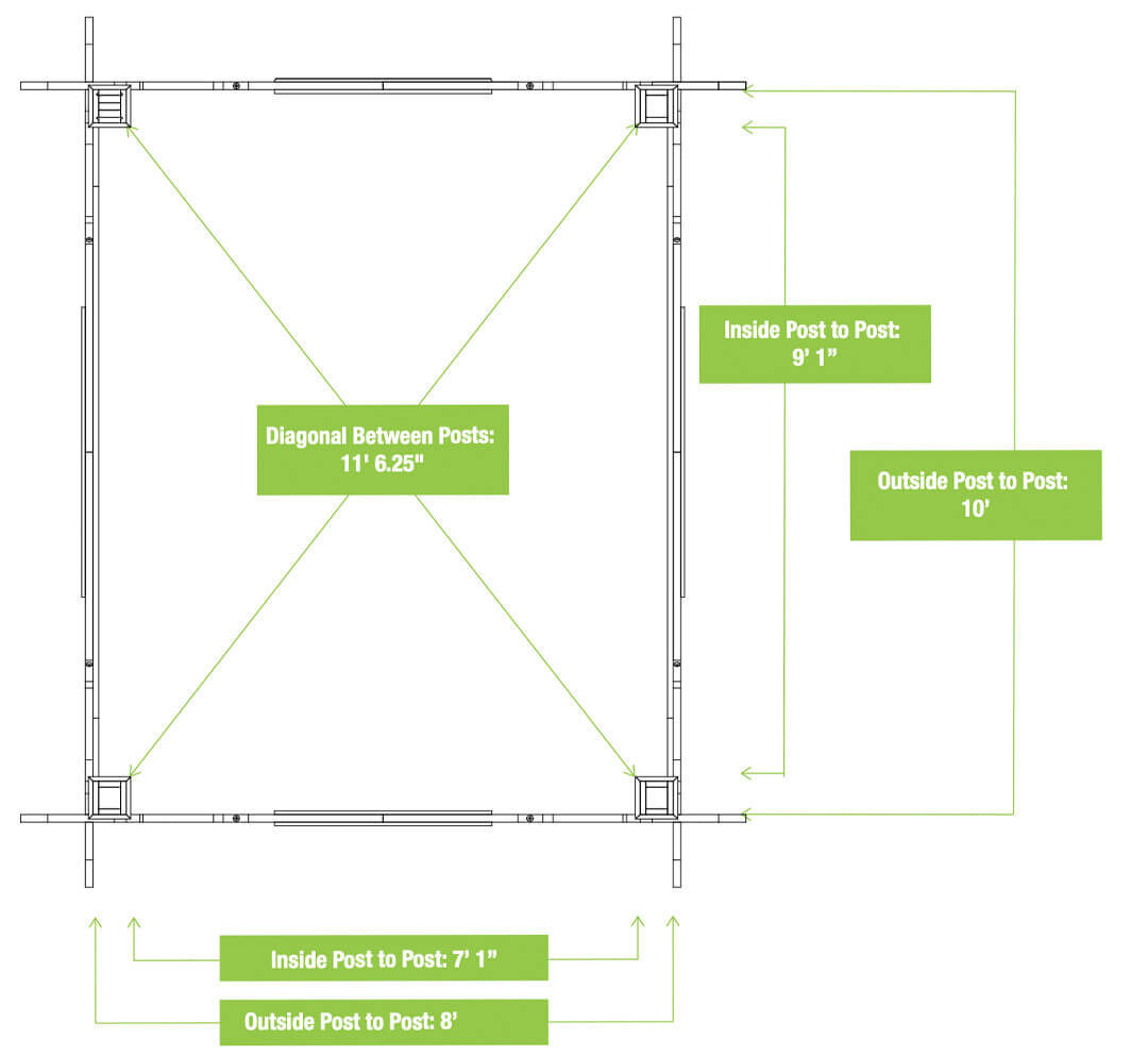 10 x 12 Meridian Pergola